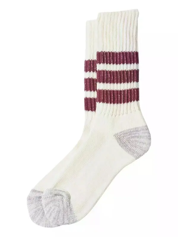 ROTOTO Striped Socks - White
