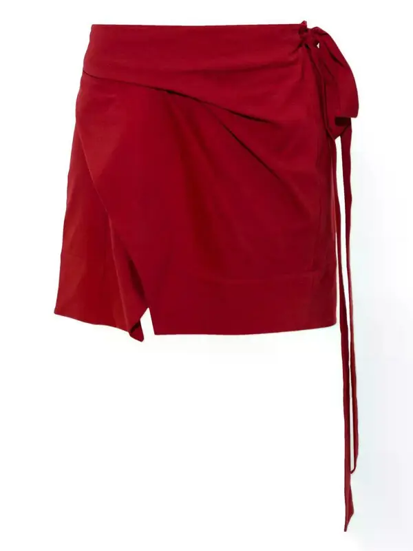 Isabel Marant Étoile Berenice Wrap Mini Skirt - Red