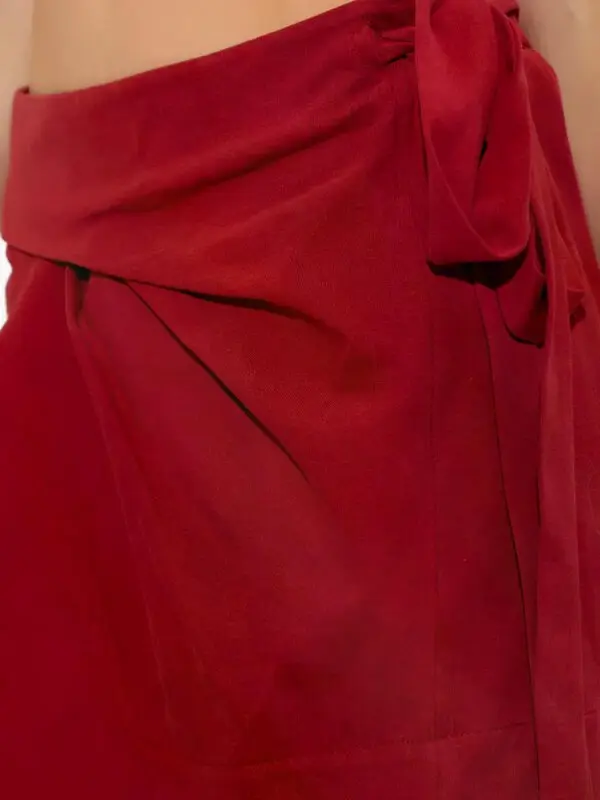 Isabel Marant Étoile Berenice Wrap Mini Skirt - Red