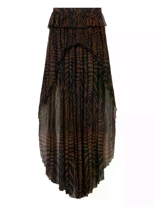 Blumarine Asymmetrical Skirt - Brown