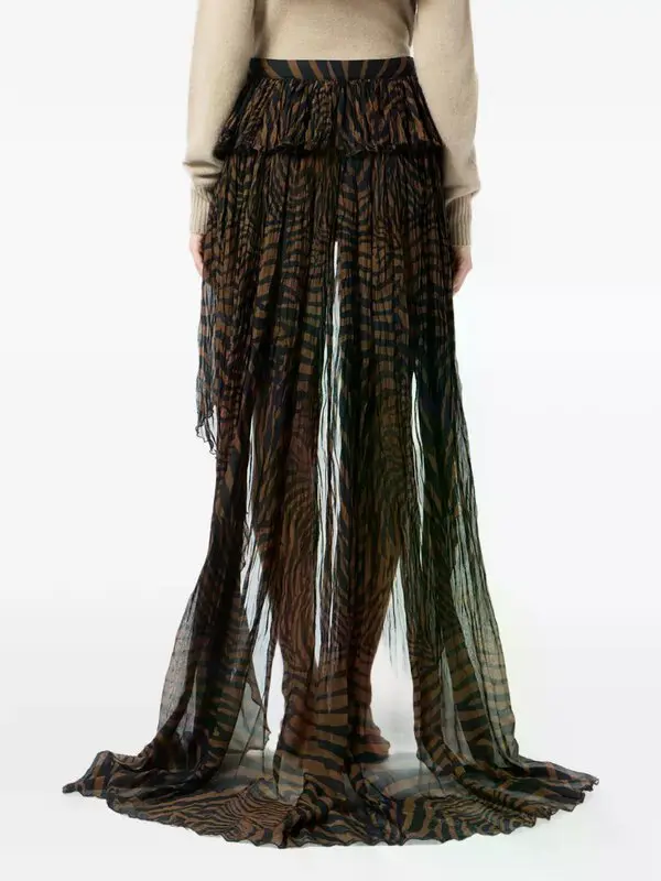 Blumarine Asymmetrical Skirt - Brown