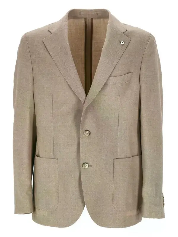 L.B.M. 1911 Single-breasted Blazer - Neutrals