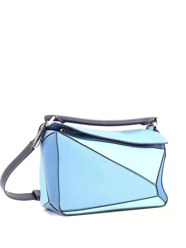 Loewe Puzzle Bag Small Satchel - Blue