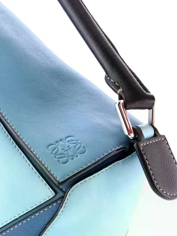 Loewe Puzzle Bag Small Satchel - Blue