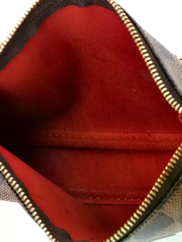 LOUIS VUITTON Pochette Accessoires Damier Mini Clutch - Brown