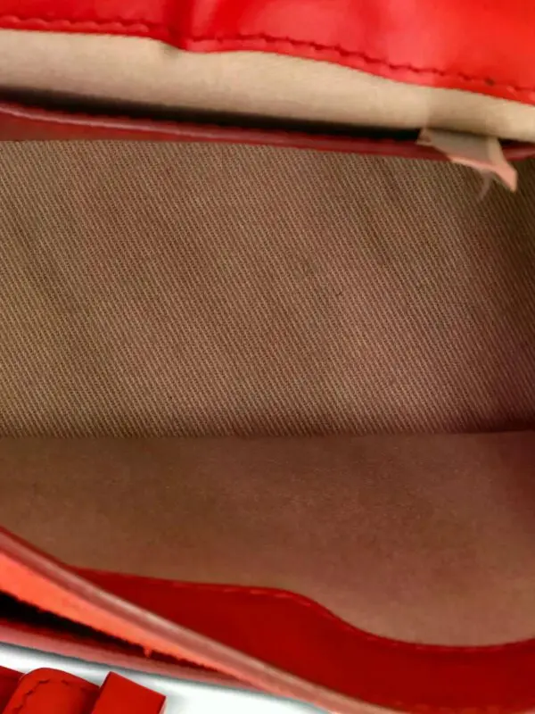 Chloé Tess Small Leather Shoulder Bag - Red