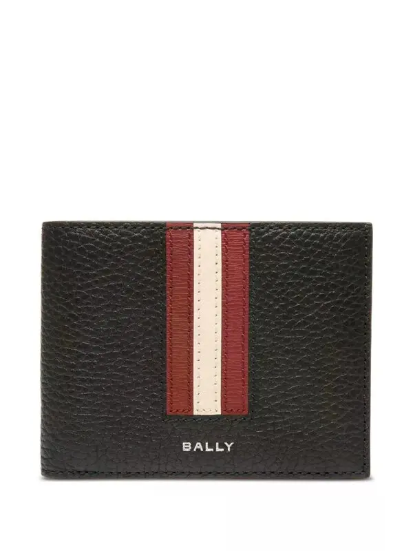 Bally Striped Wallet - Black