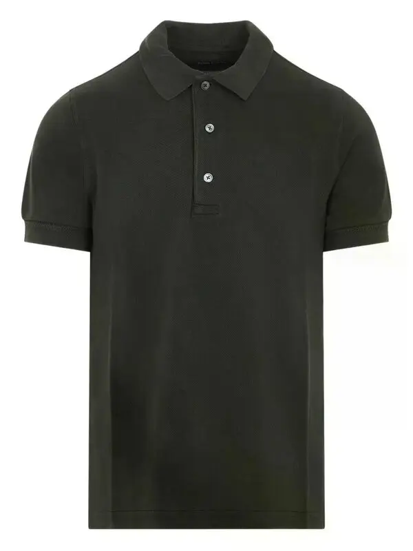 TOM FORD Buttoned Polo Shirt - Green