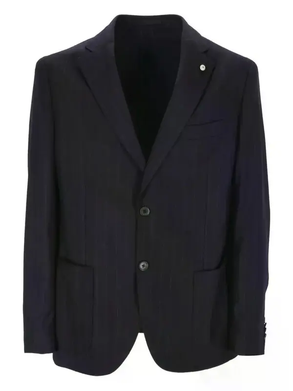 L.B.M. 1911 Pinstripe Blazer - Blue