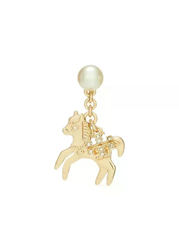 Tory Burch Curiosity Horse-charm Drop Earrings