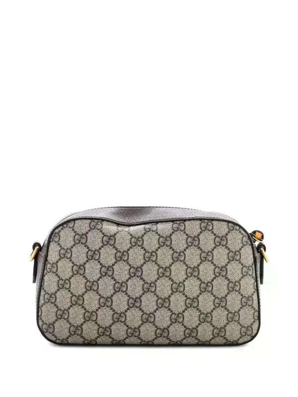 Gucci Neo Vintage Camera Messenger Crossbody Bag Gg Coated Canvas - Brown