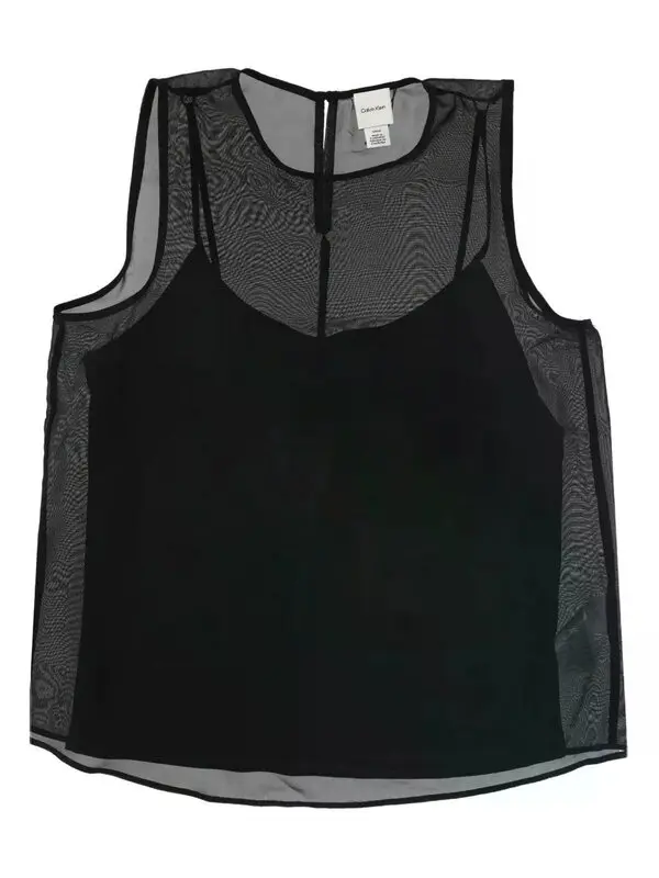 Calvin Klein Mesh Sleeveless Top