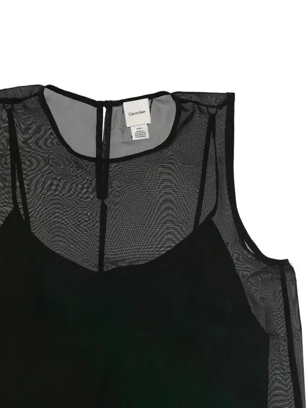 Calvin Klein Mesh Sleeveless Top