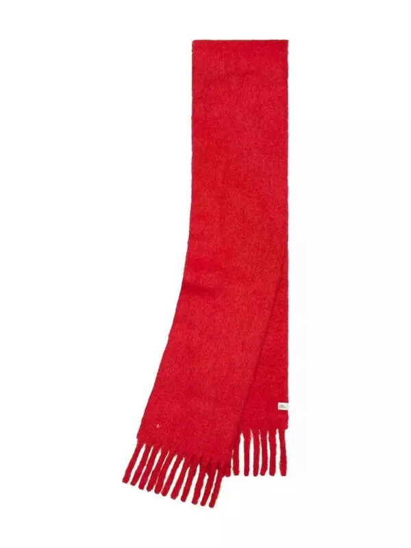 Tory Burch Fringed Scarf - Red