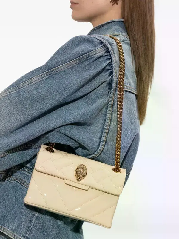 Kurt Geiger Mini Kensington Leather Tote - Neutrals