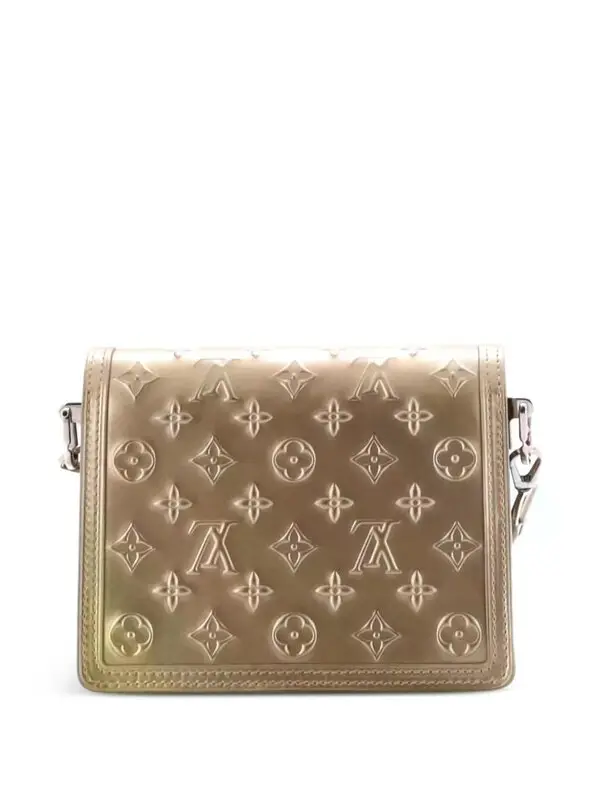 LOUIS VUITTON Dauphine Monogram Seal Mini Crossbody Bag - Gold