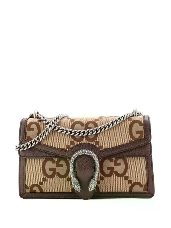 Gucci Dionysus Bag Jumbo Gg Canvas Small Shoulder Bag