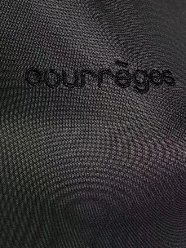 COURREGES V-neck Maxi Dress - Black
