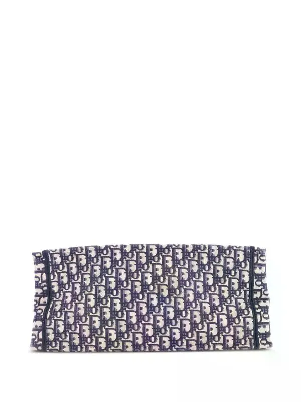 Dior Book Oblique Canvas Large Tote Bag - Blue