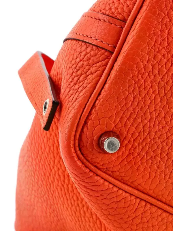 Hermès Picotin Lock Clemence Pm Bucket Bag - Orange