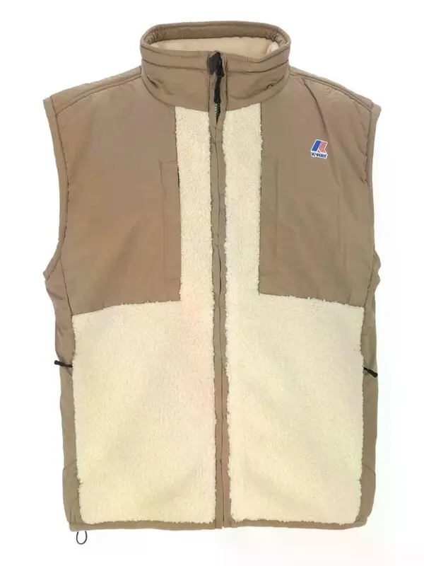 K-WAY Vital 4.0 Zip-up Gilet - Neutrals