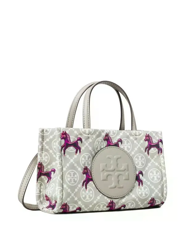 Tory Burch Mini Ella Horse-pattern Logo Tote