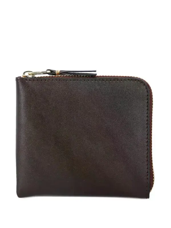 Comme Des Garçons Zip Small Wallet - Brown
