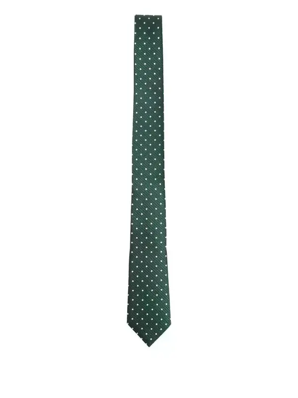 TOM FORD Dotted Tie - Green