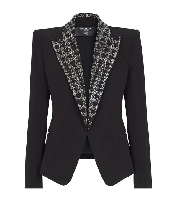 Balmain Embellished Tweed Jacket