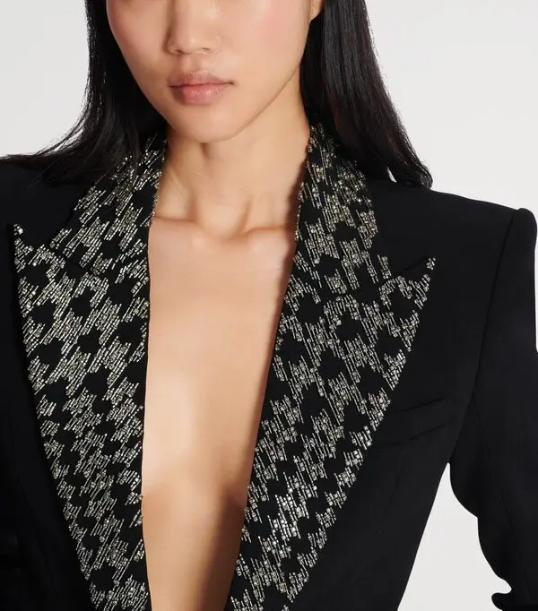 Balmain Embellished Tweed Jacket