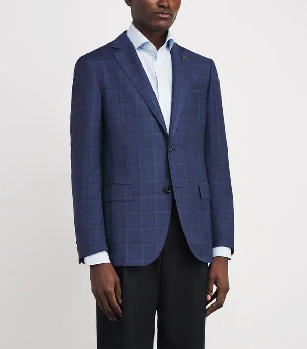Pal Zileri Wool Check Blazer