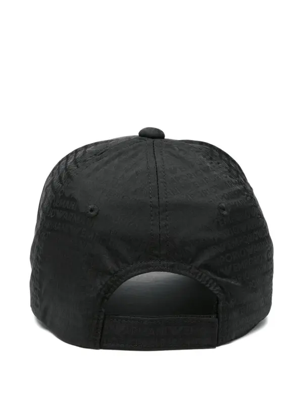 Emporio Armani Logo Baseball Cap - Black