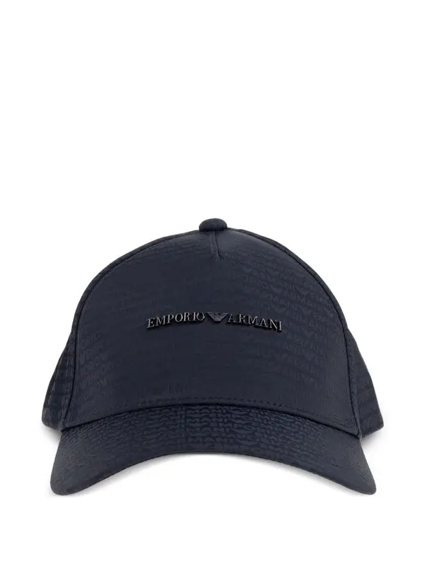 Emporio Armani Logo Baseball Cap - Blue