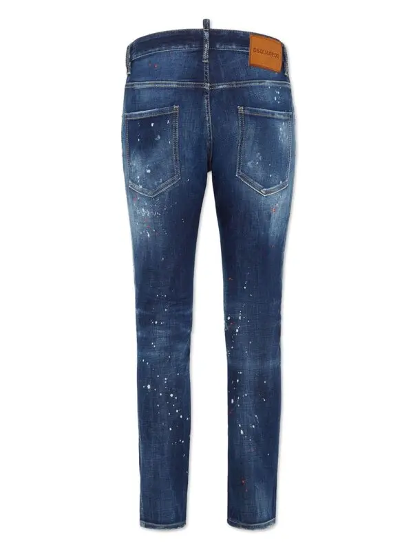 Dsquared2 Cotton Denim Jeans - Blue