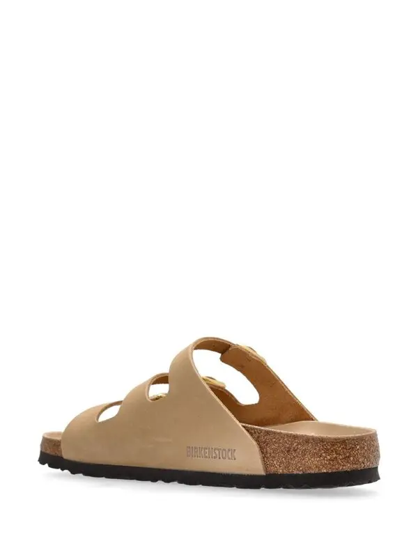 BIRKENSTOCK Arizona Buckle Slippers - Beige