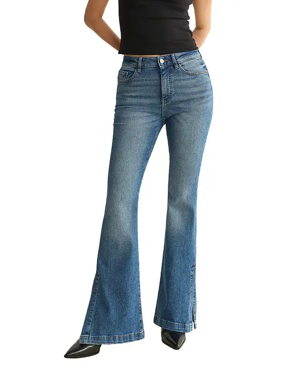 Warp + Weft Mia Flare Jeans - Rowdy