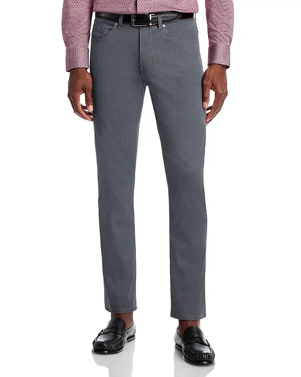 BOSS Delaware Slim Fit Trousers - Silver