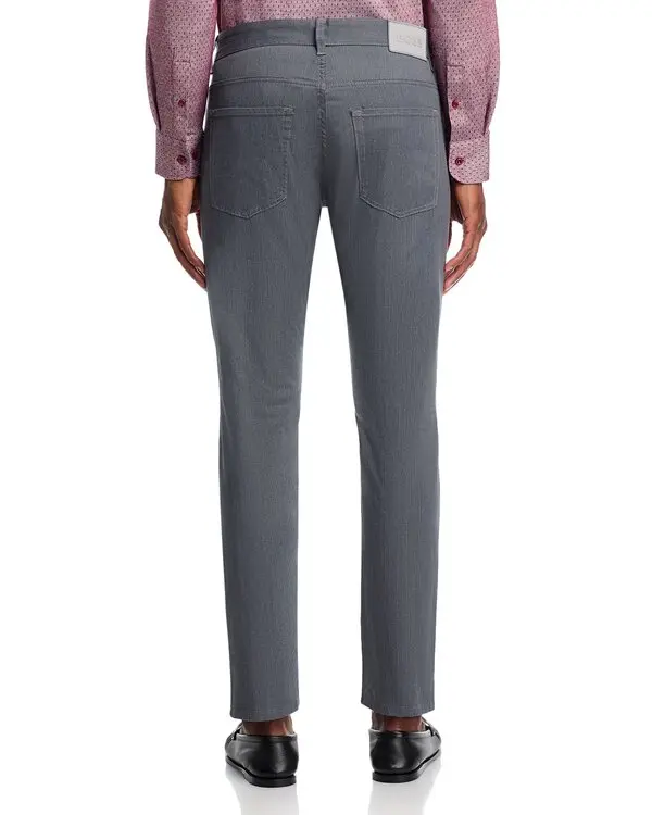 BOSS Delaware Slim Fit Trousers - Silver