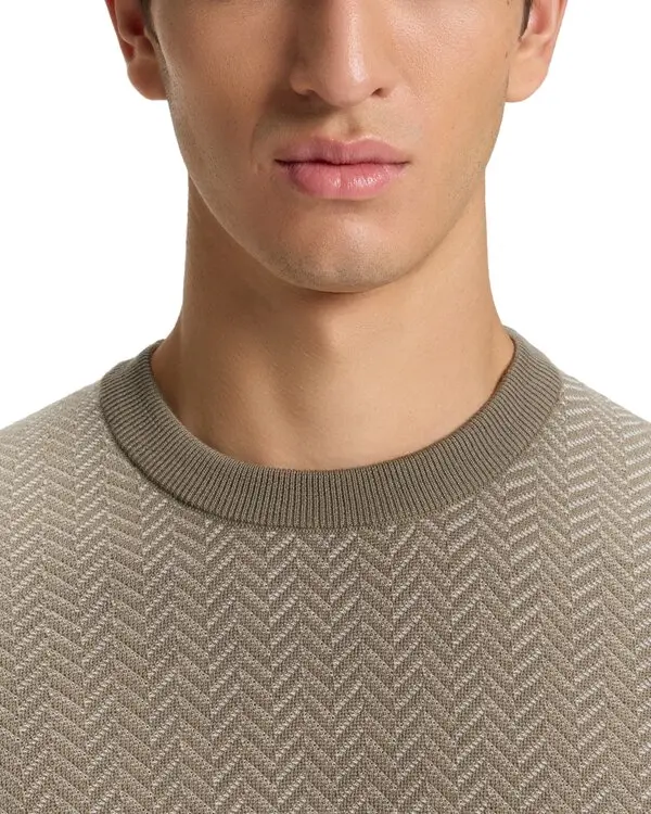 BOSS Habito Crewneck Sweater - Open Brown