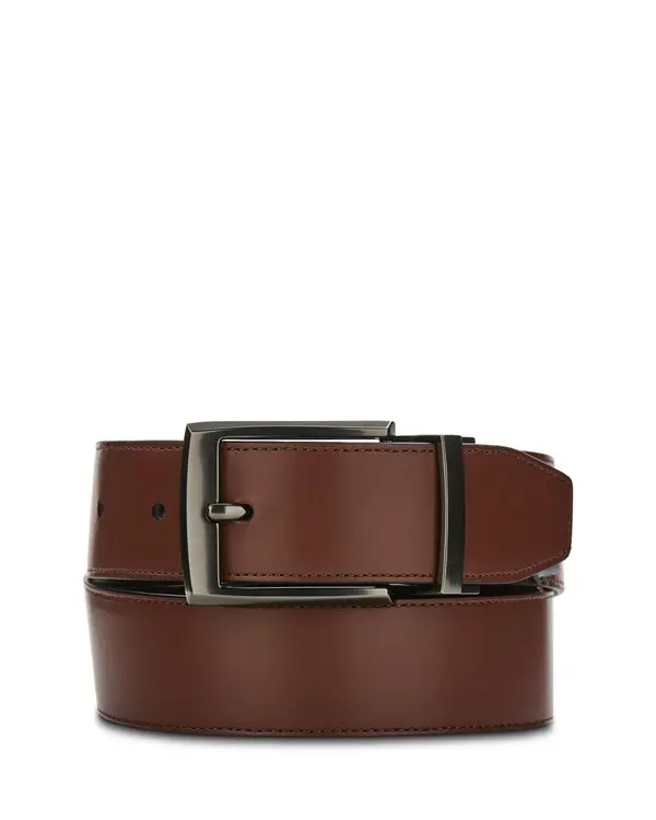 Bloomingdale'S Lizard Effect Reversible Leather Belt