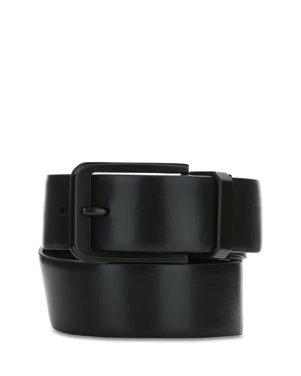 Bloomingdale'S Leather Belt With Buckle