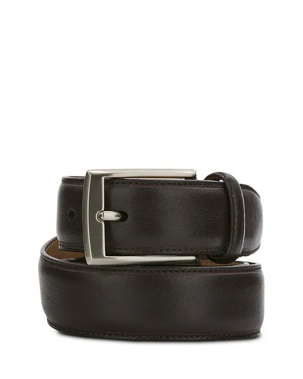 Bloomingdale'S Leather Belt - Chocolate