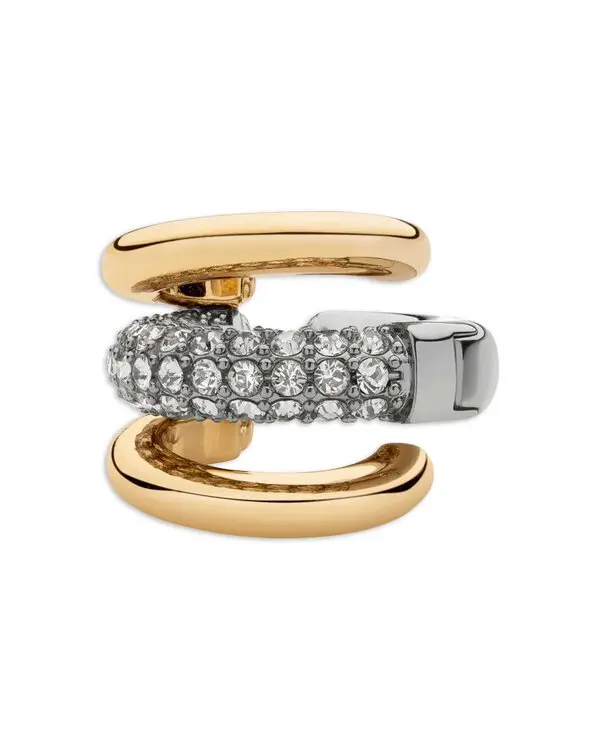 Demarson Maye Pave Single Ear Cuff - Two Tone