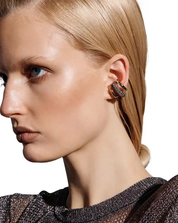 Demarson Maye Pave Single Ear Cuff - Two Tone