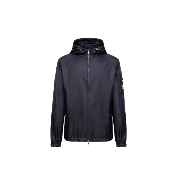 Moncler Etiache Hooded Rain Jacket - Blue