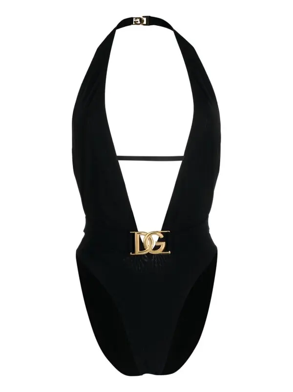 Dolce & Gabbana Stretch Swimsuit - Black