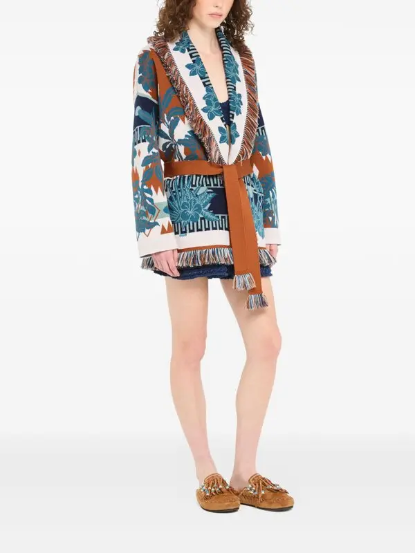 Alanui Island Soul Wool Cardigan - Multicolour