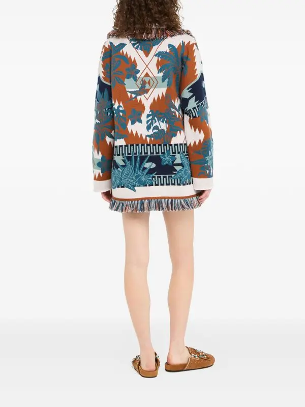 Alanui Island Soul Wool Cardigan - Multicolour