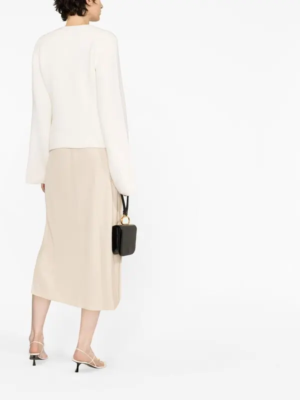 Khaite Scarlet Cashmere Cardigan - White