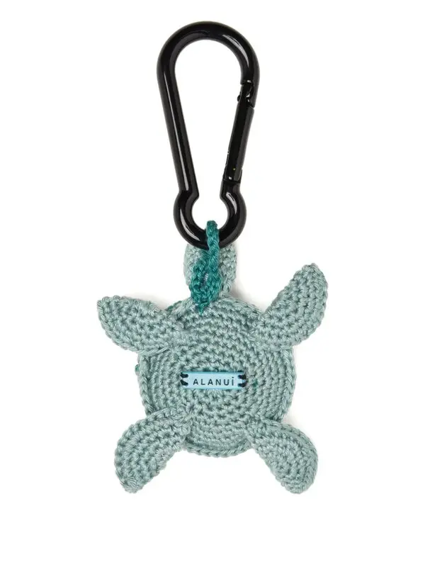 Alanui Turtle Crochet Keyring